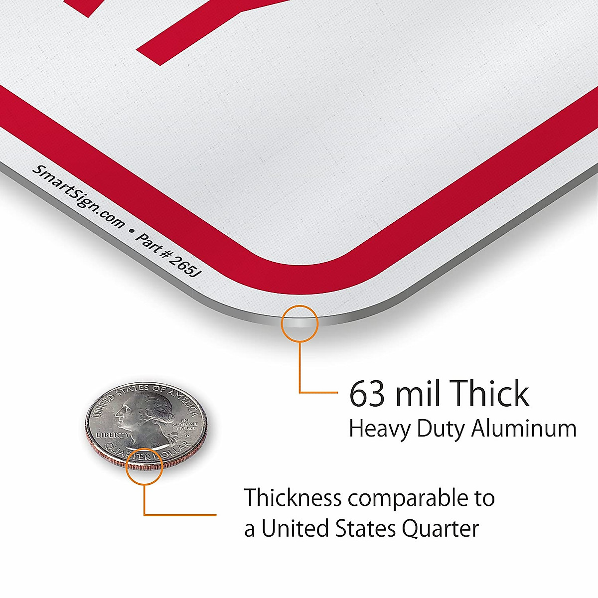 SmartSign 18 x 12 inch “Do Not Enter - Wrong Way” Metal Sign, 63 mil Aluminum, 3M Laminated Engineer Grade Reflective Material, Red and White, Made in USA