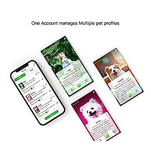 WhoseID QR Code Dog Tag, Pet ID Tag, Dog ID Tag, Waterproof Lightweight Silent Pet ID Tag, Modifiable Free Pet Online Profile, Multiple Contact Information, Scan QR Code Send Pet Location (Paw, Rose)