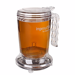 Adagio Teas ingenuiTEA Bottom-Dispensing Teapot,clear,16 oz