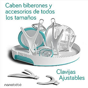 Nanobébé Flexy Silicone Baby Bottle, Anti-Colic, Natural Feel, Non-Collapsing Nipple, Non-Tip Stable Base, Easy to Clean 3-Pack, Pink, 5 oz