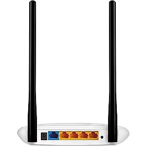 TP-Link N300 Wireless Extender, Wi-Fi Router (TL-WR841N) - 2 x 5dBi High Power Antennas, Supports Access Point, WISP, Up to 300Mbps