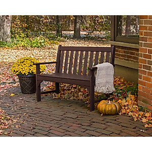 POLYWOOD® Vineyard 48" Bench (Mahogany)