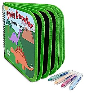 The Pencil Grip Reusable Activity Book Daily Doodler Dino Cover (TPG-841)