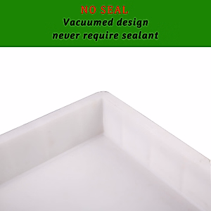 Kalinta No Seal Reusable Epoxy Mold, 31.5x19.5x3 Inches Large Resin Mold for River Table, Cutting Board, River Coffee Table, Resin Art, DIY Art Home Decoration