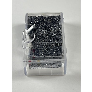 Miyuki Delica 11/0 Cylinder Seed Beads - Gunmetal - DB0001 5 Grams