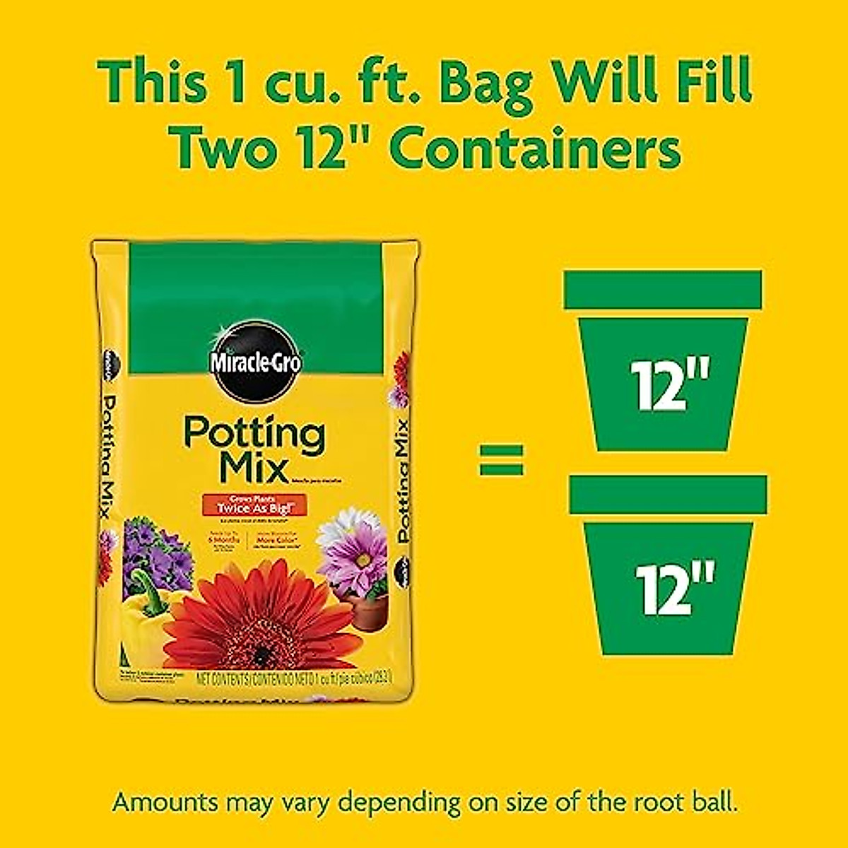 Miracle-Gro Potting Mix 1 cu. ft.