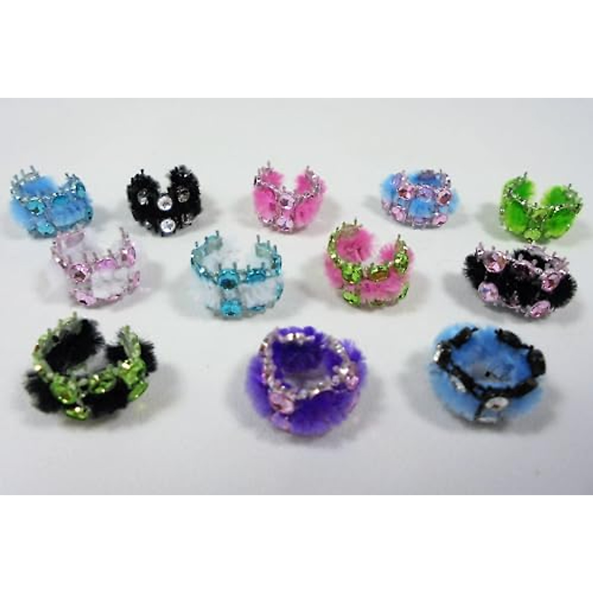 happyblockbuilder Compatible with Littlest Pet Shop Accessories LPS Collar Bow Craft Sets Random Gift Bag Lots; Pets NOT Included (Collars 3pc.)