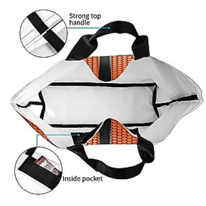 YOPIGOT Basketball Tote Bag Basketball Oversized Canvas Handbag Basketball Print Shoulder Tote Handbag for Women Mom Gifts