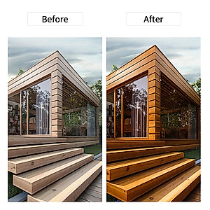 OLASIR 32 oz Natural Pure Tung Oil for Wood Finishing Food Grade Safe, Waterproof Tung Oil for Wood Floors Indoor & Outdoor Furniture