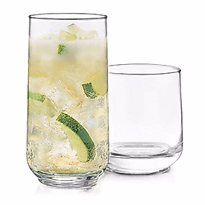 Libbey Ascent 16-Piece Tumbler and Rocks Glass Set