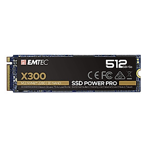 Emtec X300 Power Pro 512GB M.2 2280 PCIe Gen 3.0 x4 Internal Solid State Drive (SSD) - ECSSD512GX300