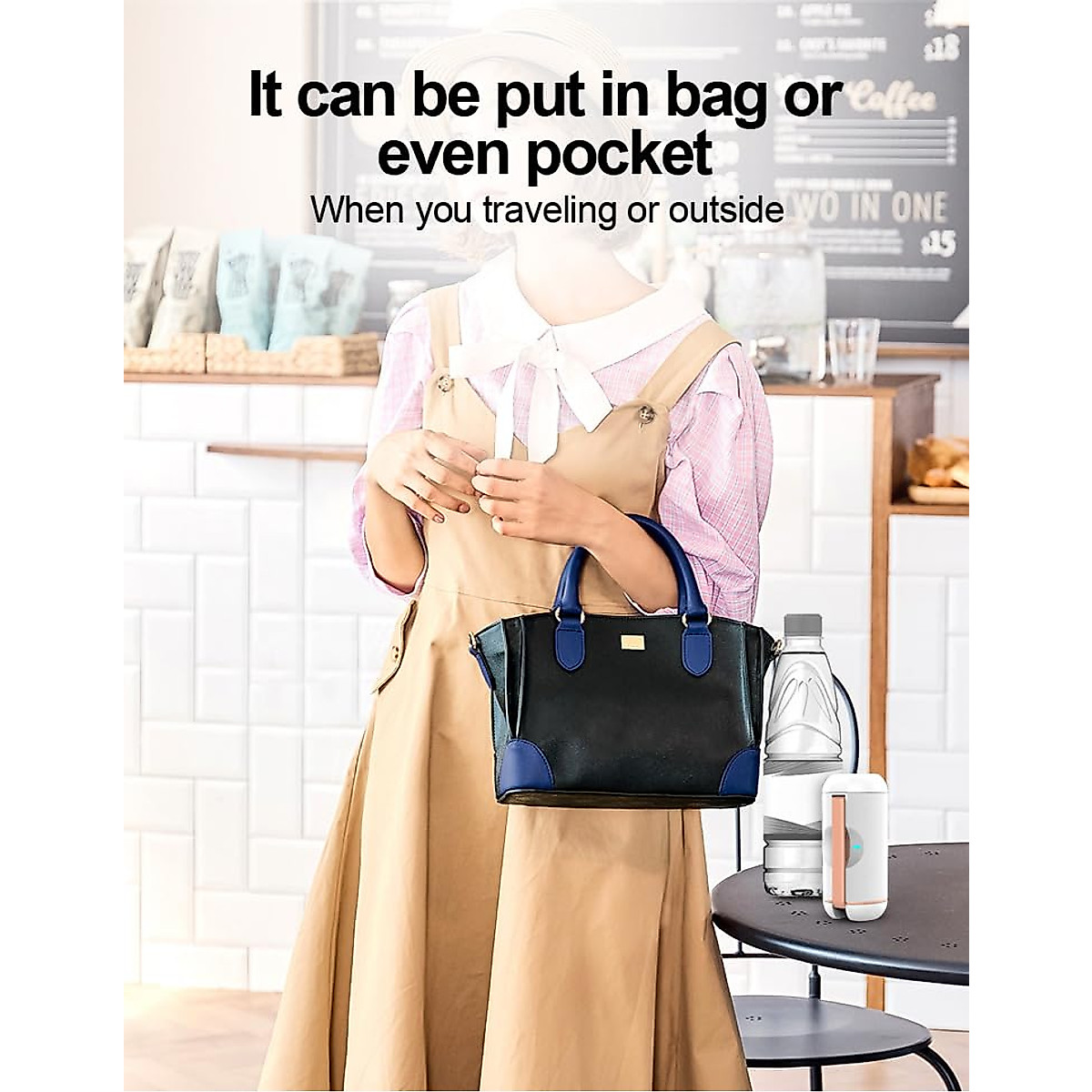 LUOOV Portable Bidet, Peri Bottle , Handheld Bidet,Portable Bidet for Toilet Rechargeable for Women, Babies, Elderly & Disabled - Perfect for Travel & Postpartum Care