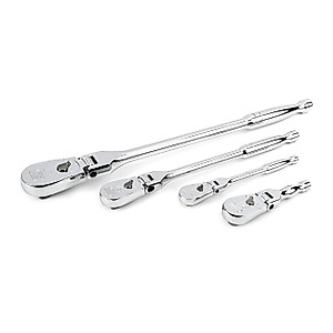GEARWRENCH 4 Pc. Flex Handle RATCHET SET, 84T - 81230A-07