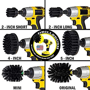 The Ultimate No-Wire Grill Brush Kit - BBQ Accessories - Drill Brush - Rust Remover - Cast Iron Skillet - Grill Cleaner - BBQ Brush - Grill Accessories - Grill Scraper - Electric Smoker - Gas Grill