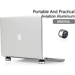 Xirhhur 2 Pcs Laptop Cooling Stand Laptop Cooling Pad Silicone Ball Portable Magnetic Heat Reduction Pad for Laptop