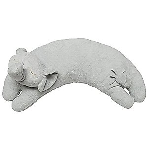 Angel Dear - Grey Elephant Curved Pillow