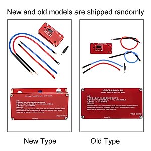 Mini Spot Welder Machine, Portable Transistor Lithium Battery for Capacitor, Welding Tools, with Automatic Welding Mode, Single Chip Microcomputer Control and LCD Display Screen