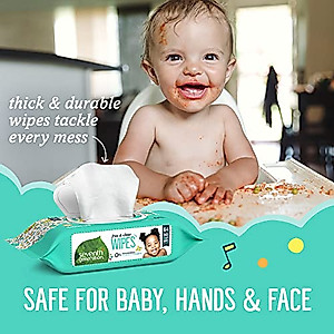 Seventh Generation Baby Wipes Sensitive Protection with Snap Seal Diaper Wipes 768 Count