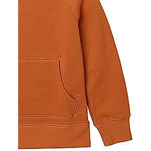Amazon Essentials Boys' Fleece Pullover Hoodie Sweatshirts, Light Brown, Medium