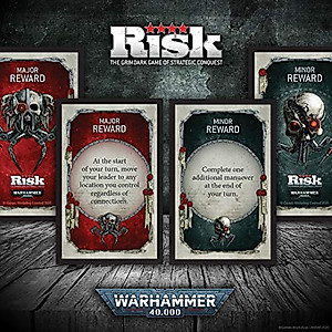 Risk Warhammer 40,000 Board Game | Based on Warhammer 40k from Games Workshop | Officially Licensed Warhammer 40,000 Merchandise | Themed Risk Game
