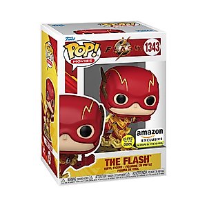 Funko Pop! Movies: DC - The Flash, The Flash Glow in The Dark, Amazon Exclusive