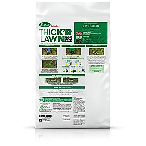 Scotts Turf Builder THICK'R LAWN Grass Seed, Fertilizer, and Soil Improver for Bermudagrass, 4,000 sq. ft., 40 lbs.