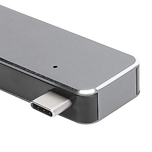 5-in-1 USB C Adapter,5 in 1 Hub Aluminum Alloy Docking Station,TypeC to Memory Card Network Adapter,TypeC Hub Multifunction Docking Station Electronic Adapter
