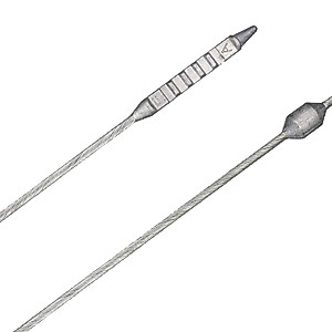 E-Vniko Engine Oil Dipstick Compatible for 2001-2007 GMC Sierra Chevrolet 2500 HD 3500 Duramax Diesel V8 6.6L Replace Checking Oil Level 97287502 | 921-046