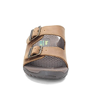 Skechers Women's Reggae-Jammin Sandal,desert crazyhorse,9 Extra Wide US