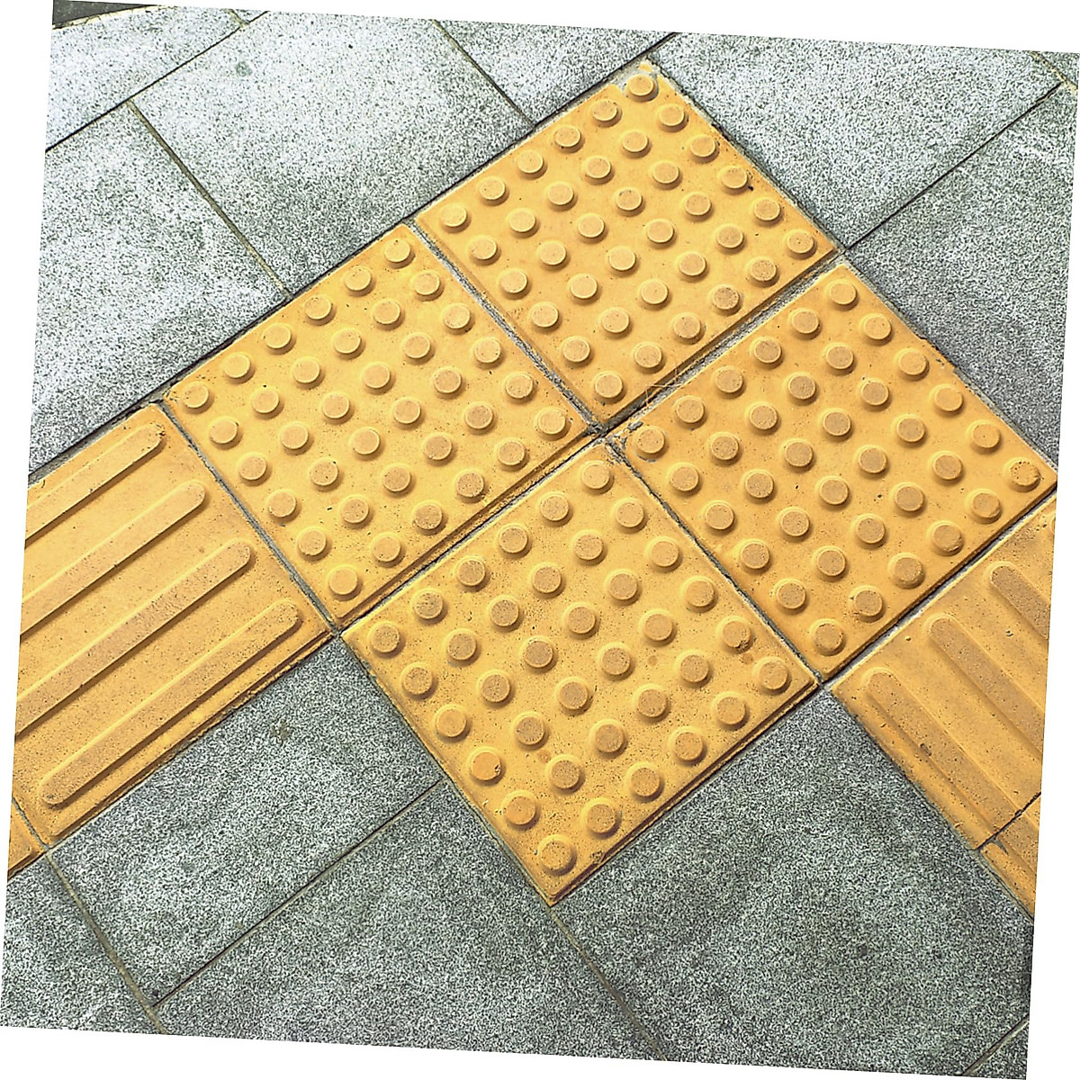 BESPORTBLE 10 Pcs Blind Brick Outdoors Stickers Decorative Blinds Decorative Stickers Tactile Paving Tiles Plastic Blind Floor Tiles Blind Tracks Brick Practical Blind Brick Blind Road Supply