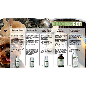 JADIENCE Dog, Horse & Cat Skin Soothing Gel: Homeopathic Treatment for Hotspots, Rashes & Sores | All Natural Pet Wound & Lesion Care | Provides Relief for Itching, Discomfort & Pain | EnlightAPet