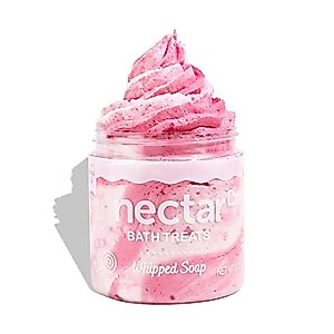 Whipped Body Soap, Shave Soap, Bath Soap, Shower Soap, Body Wash, Shave Cream, SLS Free, Paraben Free, Cruelty Free, Vegan, Moisturizes Dry Skin, 5 Oz (Sugar Crush)