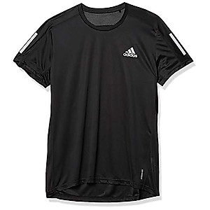 adidas Men's Own The Run Tee, Black, X-Large