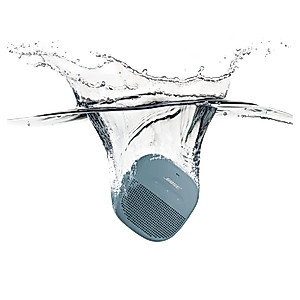 Bose SoundLink Micro Bluetooth Waterproof Speaker with Microphone - Stone Blue (Renewed)