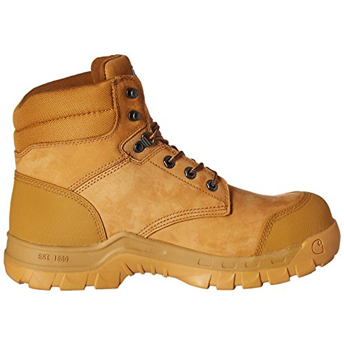 Carhartt Men's 6" Rugged Flex Waterproof Breathable Composite Toe Leather Work Boot CMF6356, Wheat, 11 W US