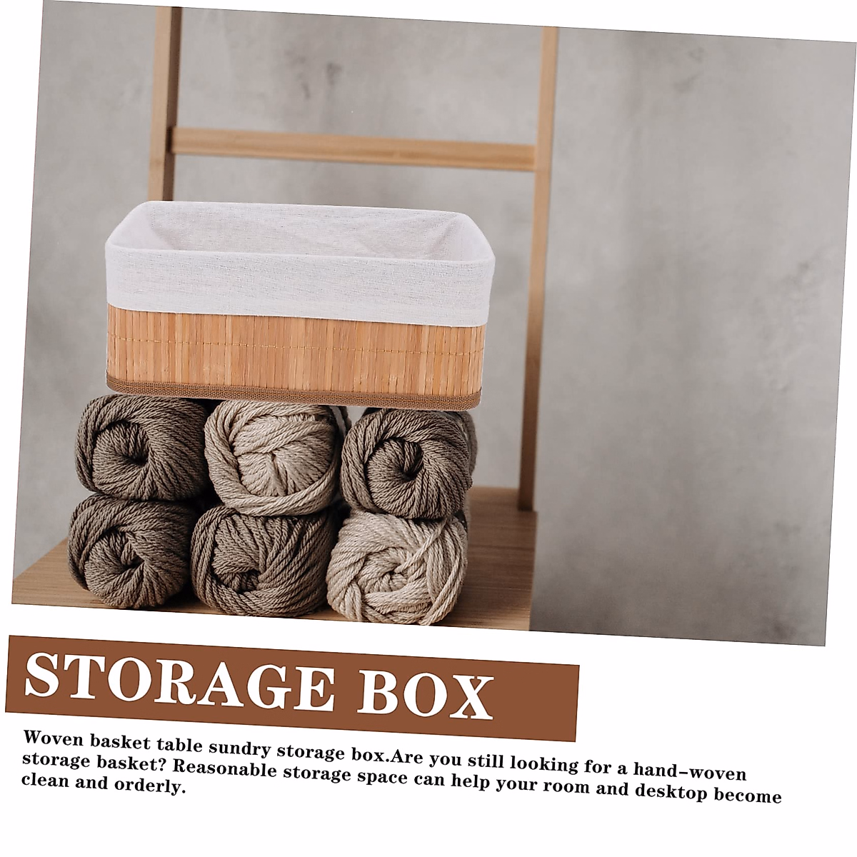 LALAFINA 3pcs Storage Basket Household Table Basket Household Desk Basket Office Desk Basket Office Accessory Home Accessory Household Desk Organizers Desktop Baskets