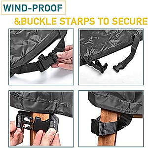 Patio Furniture Covers Sectional Waterproof Outdoor Furniture Set Covers Large Waterproof Heavy Duty 126" L x 64" W x 29" H