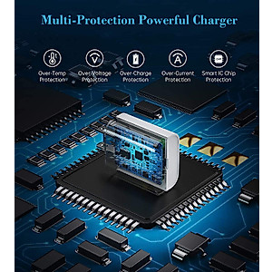 [MFi Certified] iPhone Charger Fast Charging,20W USB C Wall Charger Adapter with 6.6FT USB C to Lightning Cable for iPhone 14 Pro/14 Plus/13/12 Mini/12 Pro Max/11/X/XR/XS/8, iPad, AirPods Pro