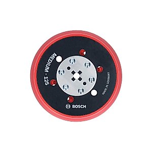 BOSCH RSM5045 5 In. Medium Hook-and-Loop Multi-Hole Sanding Pad