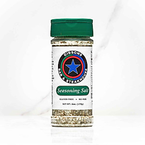 GIBSONS STEAKHOUSE Seasoning Salt, 6oz Bottle
