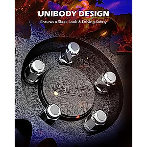 OMT 1/2"-20 Lug Nuts with Cone Seat, 3/4" 19mm Hex 1.38x0.87 in. Chrome Plated Wheel Lug Nuts Compatible with Ford Mustang Explorer F-150 Dodge Ram 1500 Ramcharger Jeep Wrangler & More, Set of 20