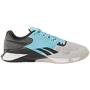 Reebok Unisex MDF60 Running Shoe, Pure Grey/Digital Blue/Black, 8.5 US Men