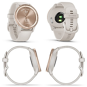 Wearable4U Garmin vivomove Sport, Hybrid Smartwatch, Health Features, Touchscreen, Black Energy Bundle