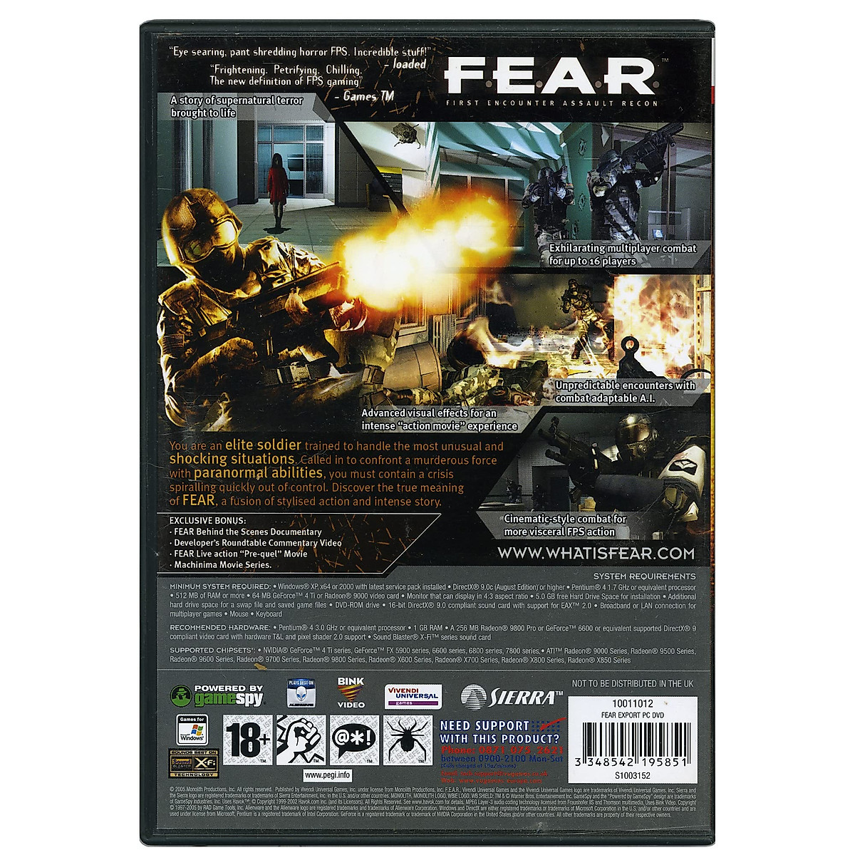 F.E.A.R.: First Encounter Assault Recon - PC