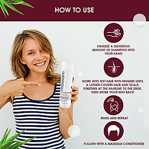 Maxxam Heat Infused Shampoo for Damaged Hair | Strengthen and Repair Damaged Hair | All Hair Types 10 Fl Oz