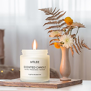 12 Pack Scented Candles Gifts for Women Christmas Gift Aromatherapy Candle Bulk Soy Amber Jar Candles Set Thank You Gifts for Coworker, Stocking Stuffers Holiday Anniversary Present(White)