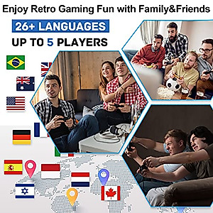 Kinhank Super Console X2 Retro Game Console with 100,000+Games, Video Game Console with EmuElec 4.5&Android TV 9.0,4K HD Emulator Console,Game Consoles Compatible with Most Emulators,2.4+5G,BT 5.0