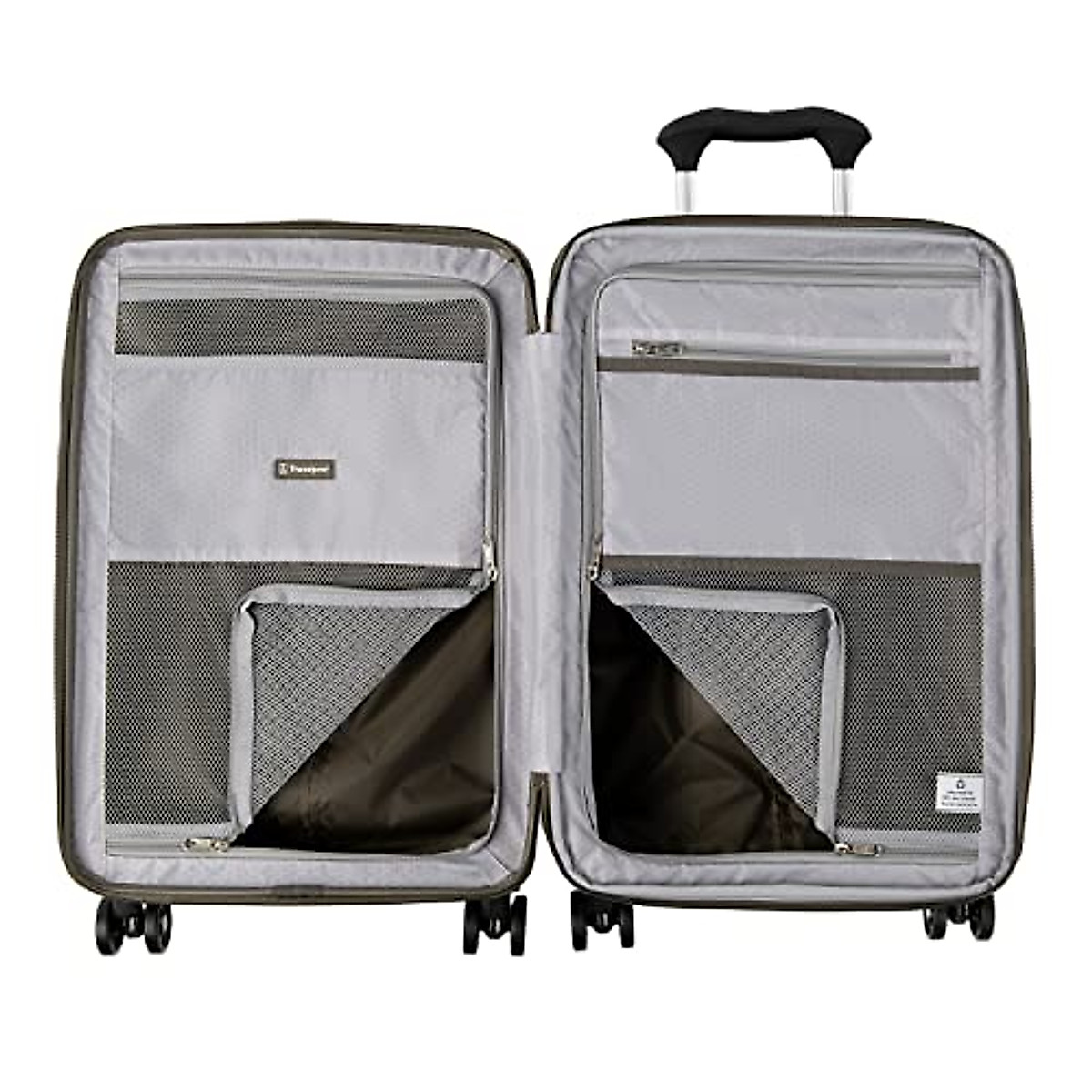 Travelpro Maxlite Air Hardside Expandable Luggage with 8 Spinner Wheels, Lightweight Hard Shell Polycarbonate Suitcase, Slate Green, Carry-On 21-Inch