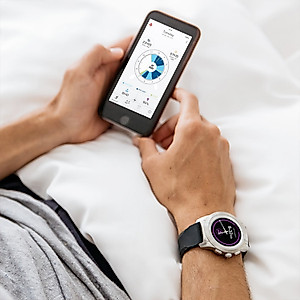 MyKronoz ZeTime Original Hybrid Smartwatch 39mm with Mechanical Hands Over a Color Touch Screen – Brushed Silver/Black Silicon Flat - New Never Opened Box (Renewed)