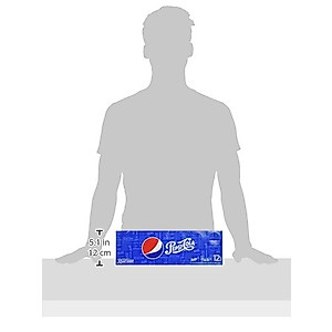 Pepsi Made With Real Sugar Cola Soda Pop, 12oz Cans (12 Pack)